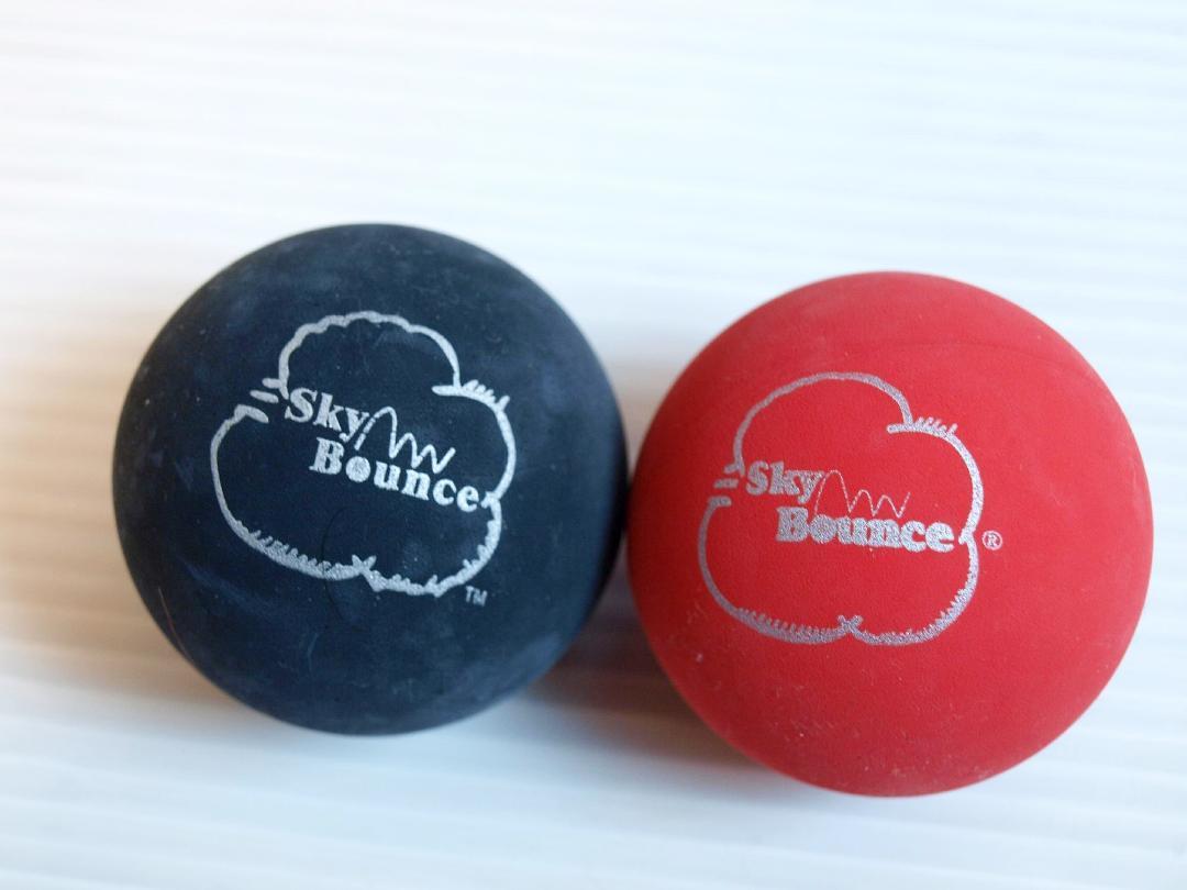 SUPREME シュプリーム SKY BOUNCE HANDBALL スカイ バウンス ハンドボール BLACK + RED 黒赤 2個セット ...