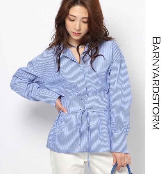 激安 BARNYARDSTORM/バンヤードストーム ベルト付きシャツ/トップス ブルー/1(トップス)｜売買されたオークション情報、yahooの商品情報をアーカイブ公開 - オークファン ...