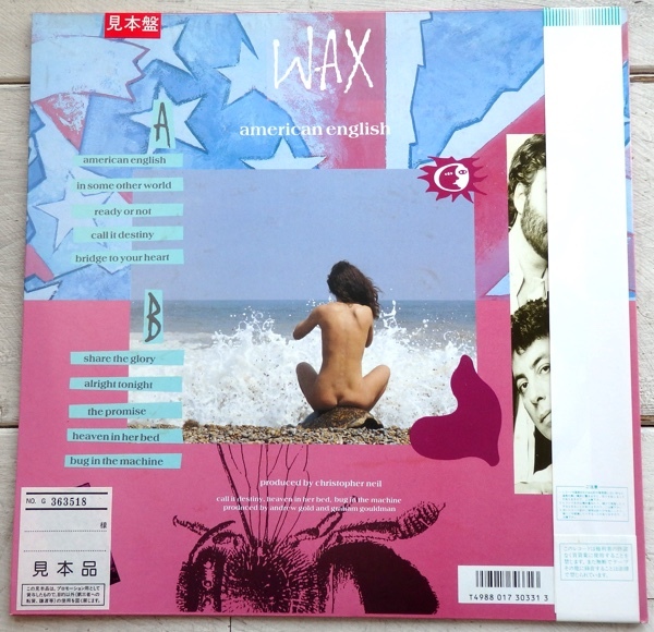 LP WAX ワックス アメリカン イングリッシュ RPL-8383 帯付 見本盤(W)｜売買されたオークション情報、yahooの商品情報を ...