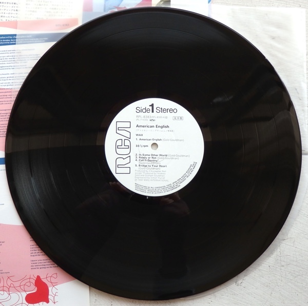 LP WAX ワックス アメリカン イングリッシュ RPL-8383 帯付 見本盤(W)｜売買されたオークション情報、yahooの商品情報を ...