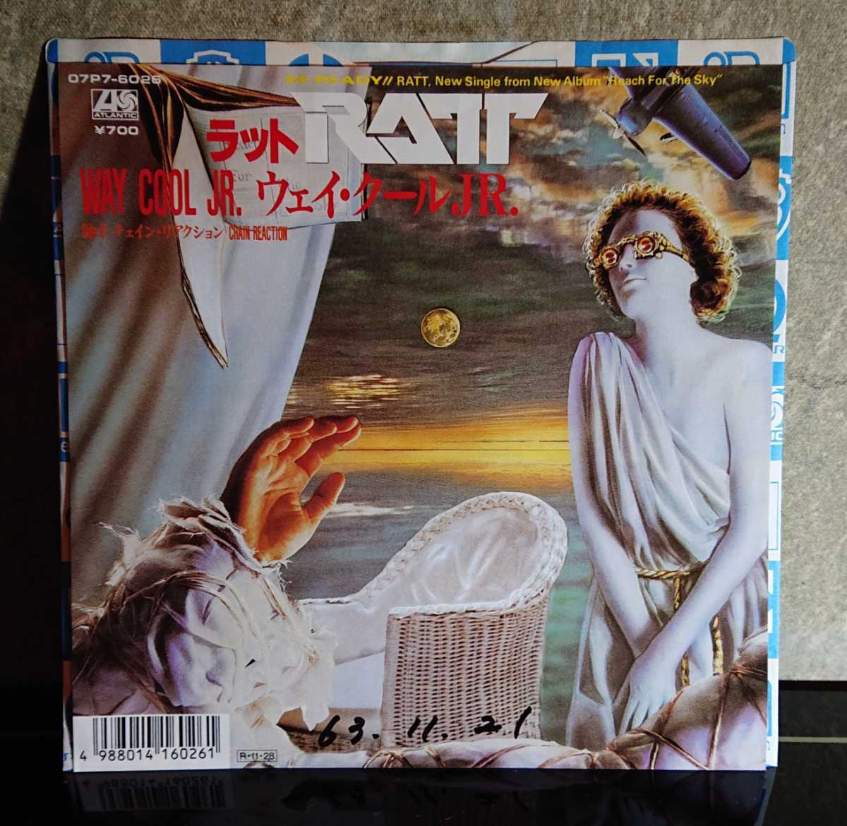 見本盤 白ラベル ラット / ウェイ クール JR. Ratt Way Cool Jr. 07P7-6026 プロモ Promo 白レーベル ...