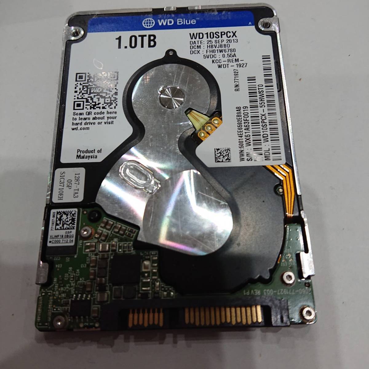Western Digital WD10SPCX 1TB 2.5インチ 使用時間5200時間(500GB～)｜売買されたオークション情報 ...