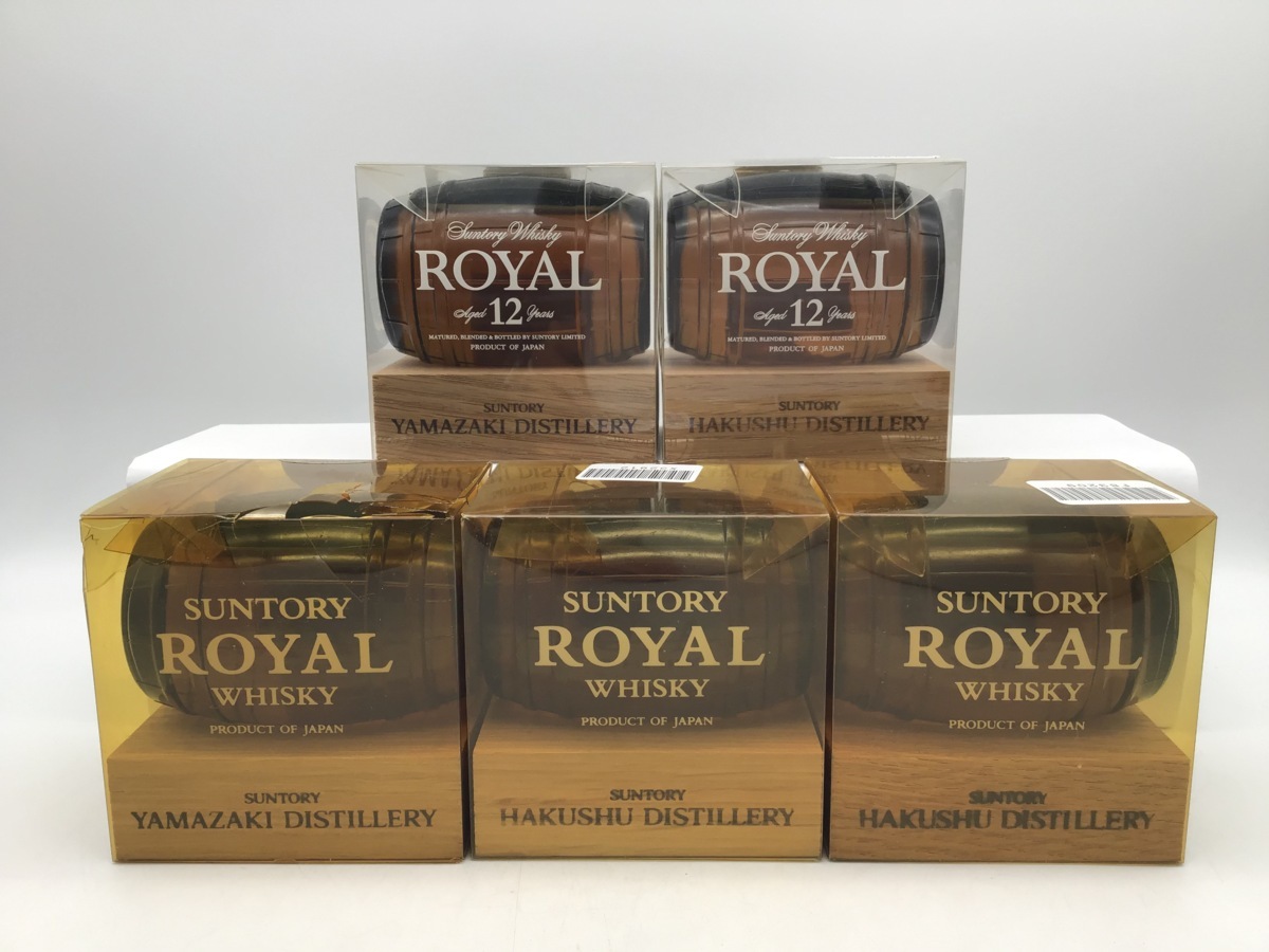 1円 ミニボトル サントリー 5本セット ウイスキー ROYAL ローヤル 樽型 150ml 未開栓 古酒 184 X28191(セット、詰め合わせ)｜売買されたオークション情報、yahooの ...