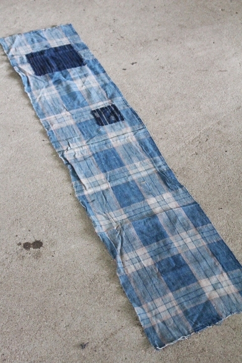 TB526木綿 古布 はぎれ まとめて 継ぎ接ぎ/絣/格子/ボロ/時代/襤褸/古裂/リメイク素材/boro/裁縫/和裁/手芸/布地/藍染/古道具タグボート(リメイク素材)｜売買された ...