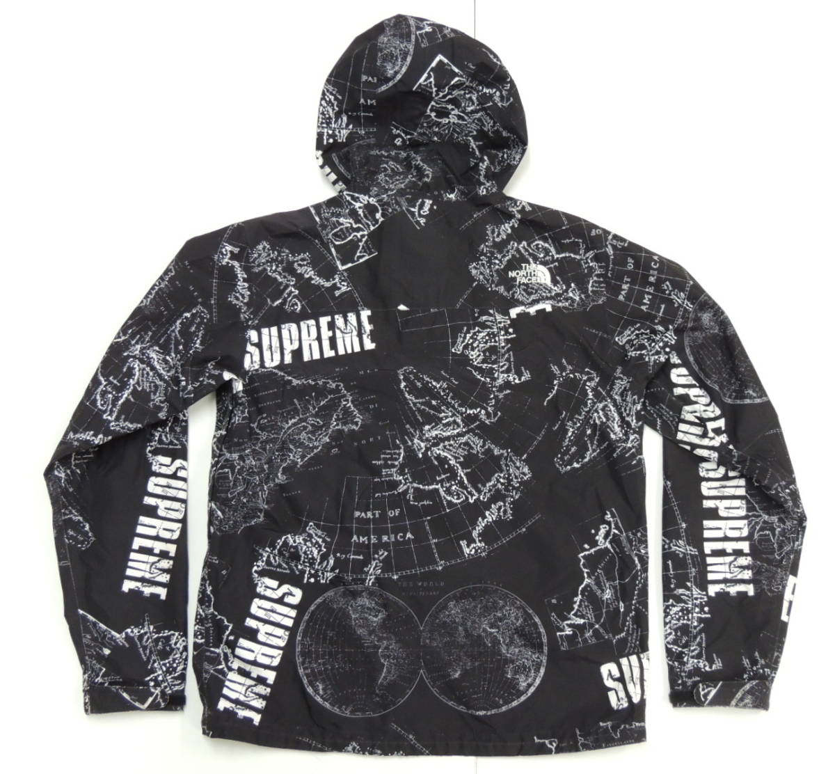 訳あり 国内正規 12SS シュプリーム SUPREME ノースフェイス The North Face Venture Jacket マップ ...