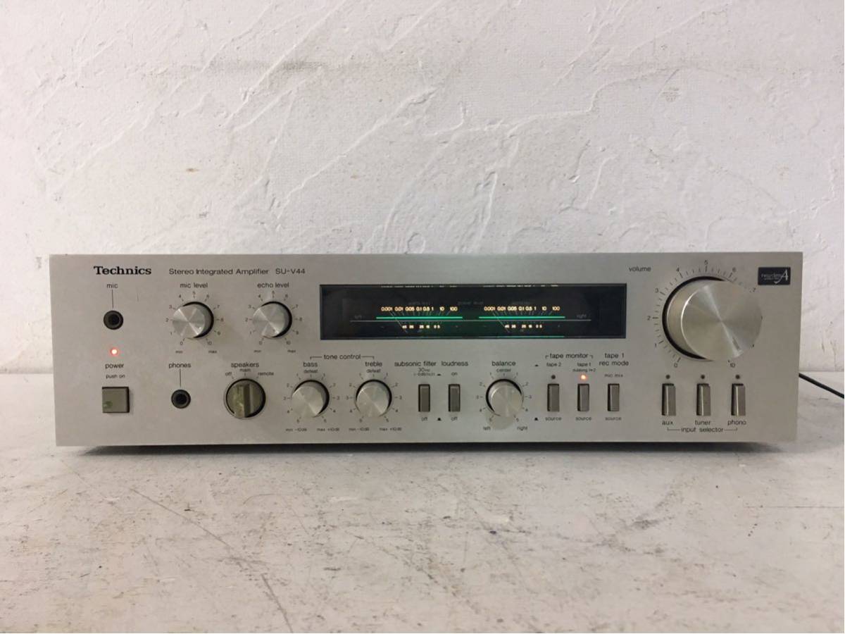 0313-30y Technics テクニクス 松下電器 プリメインアンプ SU-V44 通電確認済み 現状品(テクニクス)｜売買されたオークション情報、yahooの商品情報をアーカイブ公開 ...