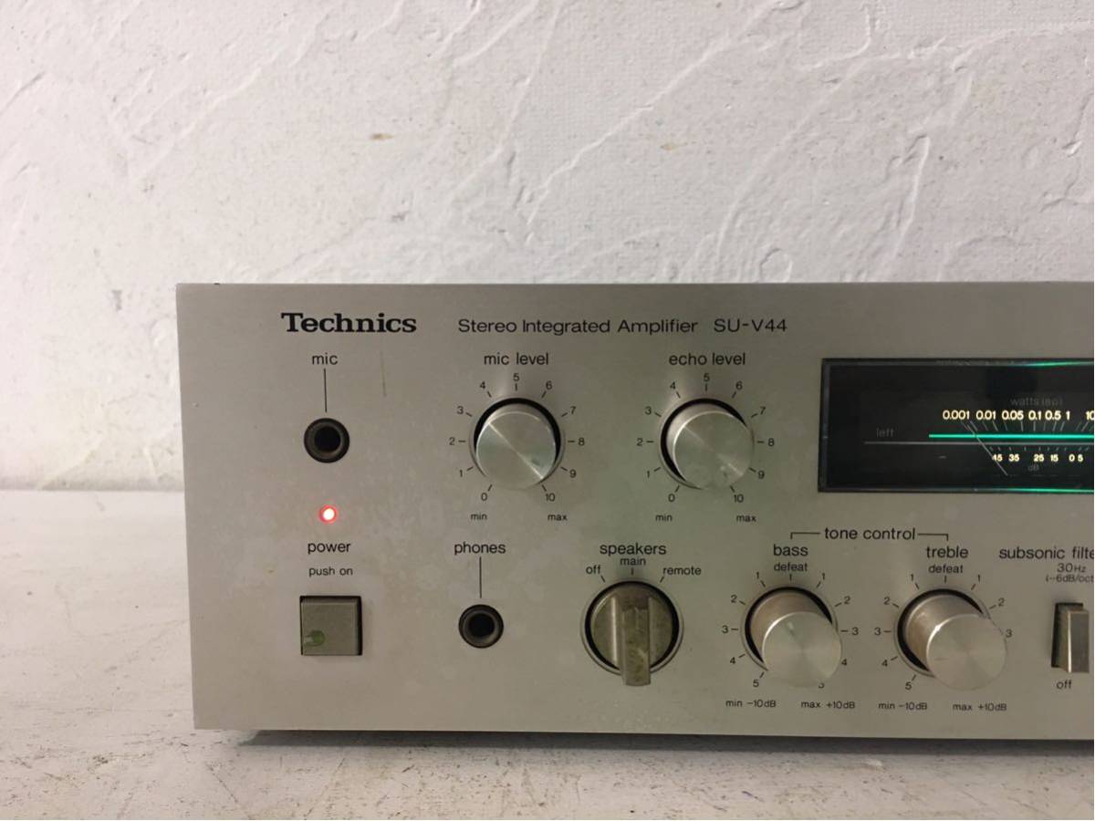 0313-30y Technics テクニクス 松下電器 プリメインアンプ SU-V44 通電確認済み 現状品(テクニクス)｜売買されたオークション情報、yahooの商品情報をアーカイブ公開 ...