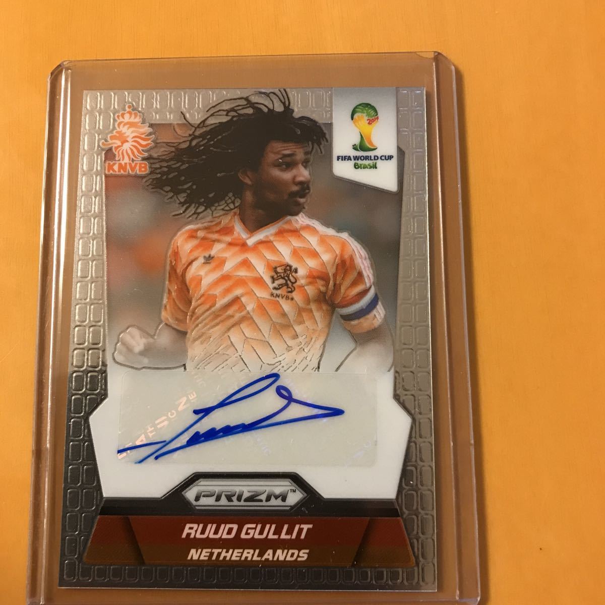 2014 Panini Prizm World Cup Ruud Gullit Signature Autograph Card Fifa ...
