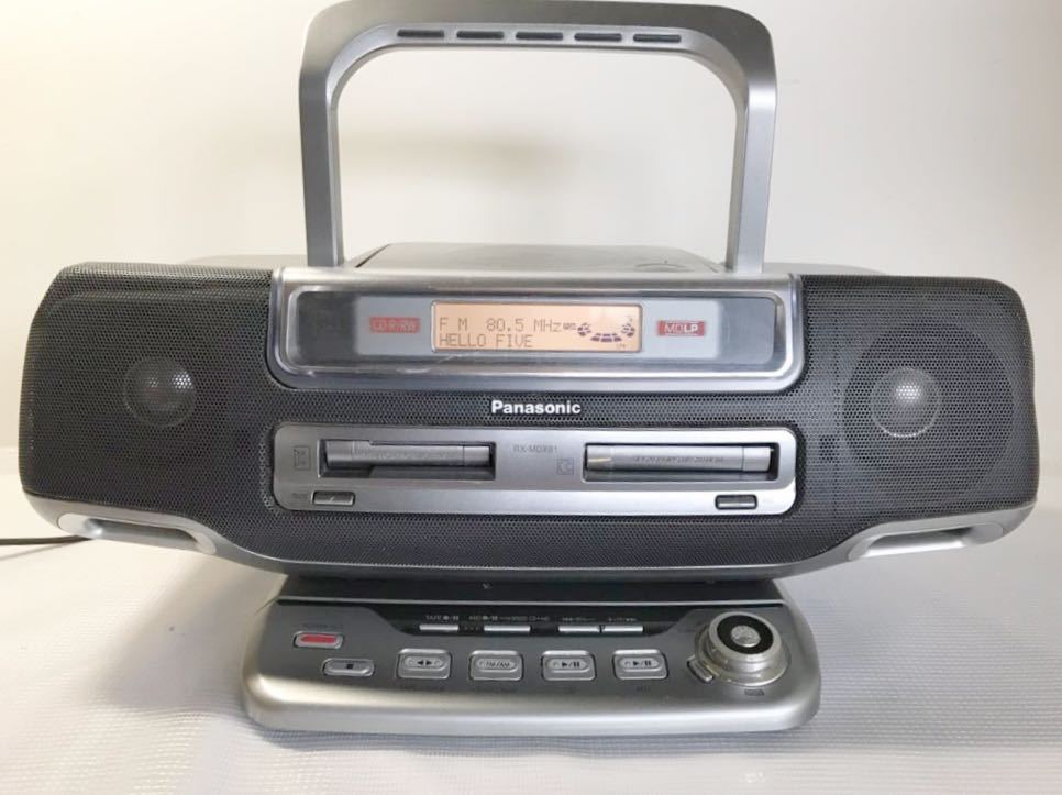 C020 Panasonic パナソニック CD MD ラジカセ 品番 RX-MDX81 2003年製(パナソニック)｜売買されたオークション情報、yahooの商品情報をアーカイブ公開 ...