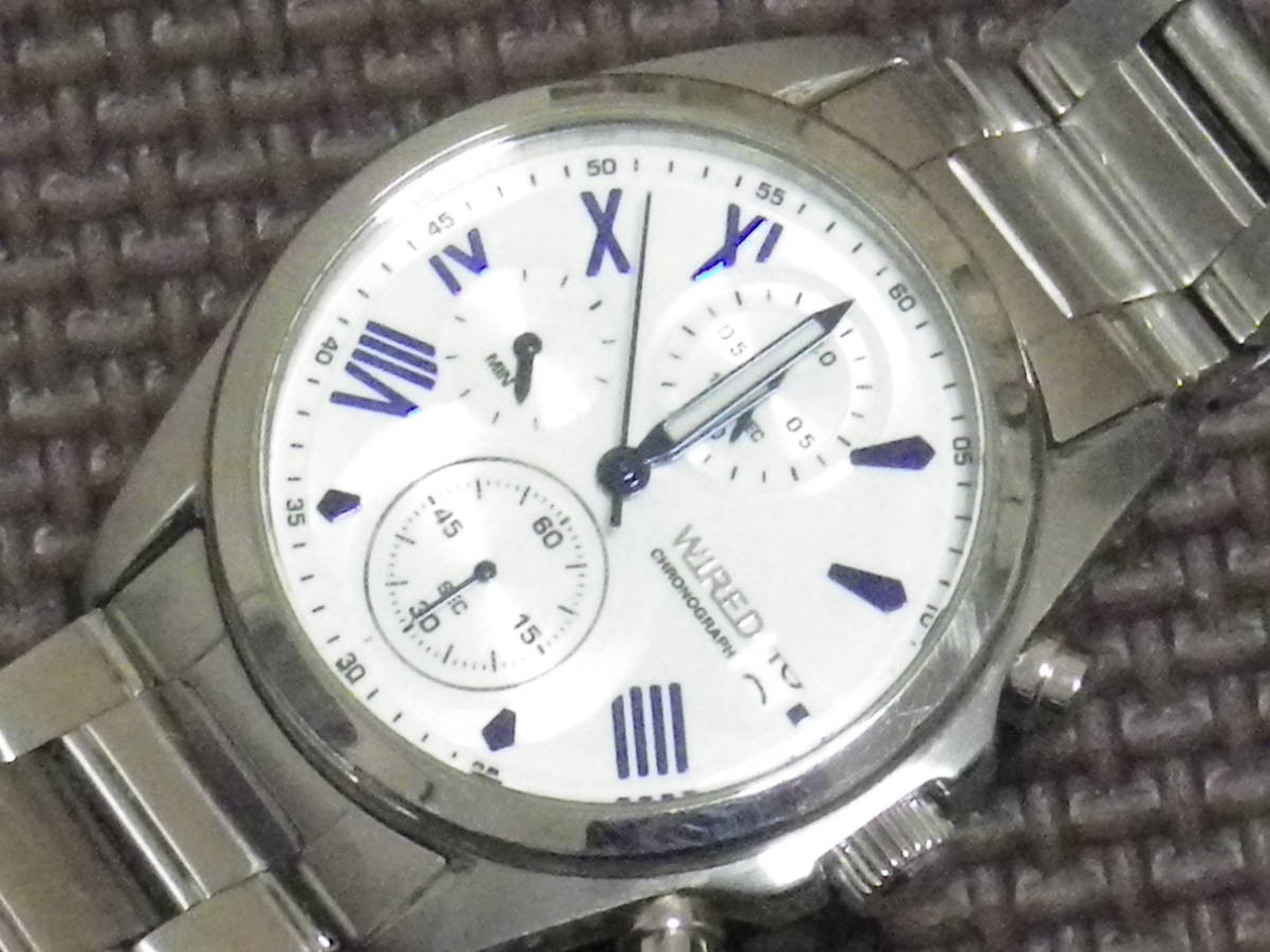 SEIKO WIRED セイコー ワイアード クロノグラフ VD57-KZ10(ワイアード)｜売買されたオークション情報、yahooの商品情報をアーカイブ公開 - オークファン（aucfan.com）