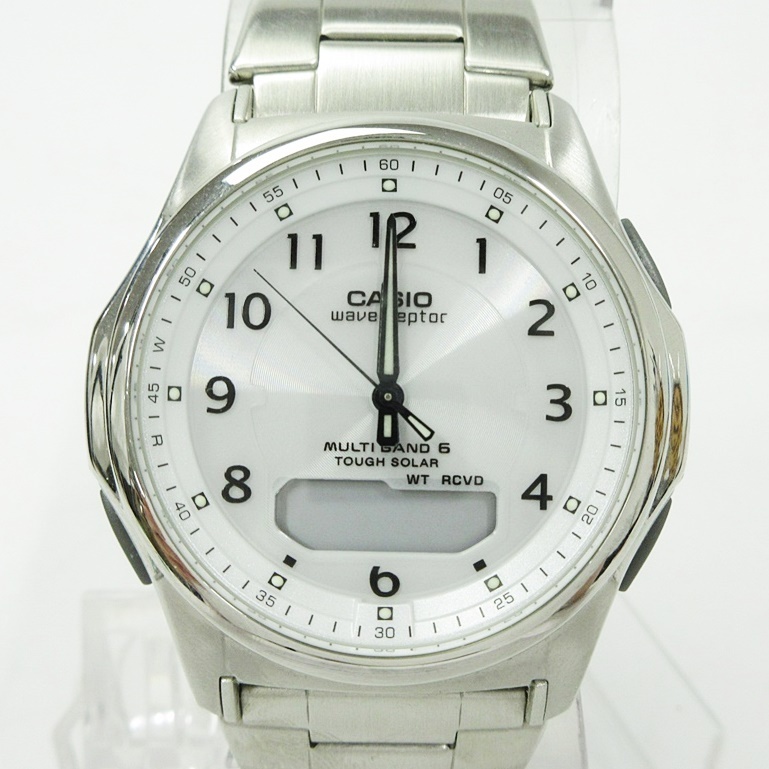 01 06-386497-06 Y CASIO カシオ ウェーブセプター 5161 WVA-M680 メンズ 腕時計 タフソーラー 箱付き メンズ 名06(カシオ)｜売買されたオークション情報 ...