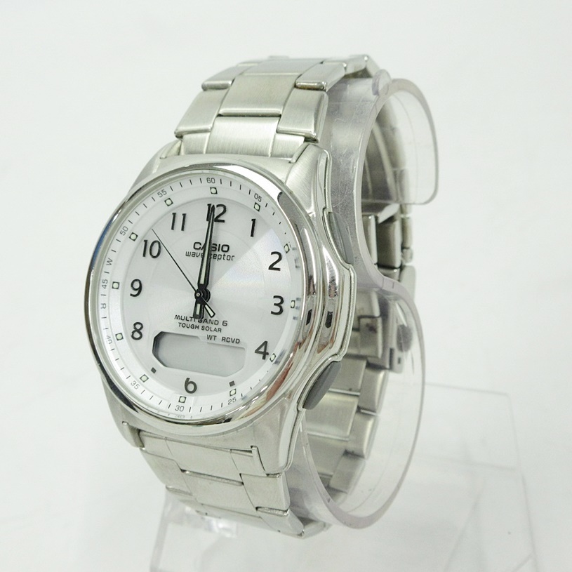01 06-386497-06 Y CASIO カシオ ウェーブセプター 5161 WVA-M680 メンズ 腕時計 タフソーラー 箱付き メンズ 名06(カシオ)｜売買されたオークション情報 ...