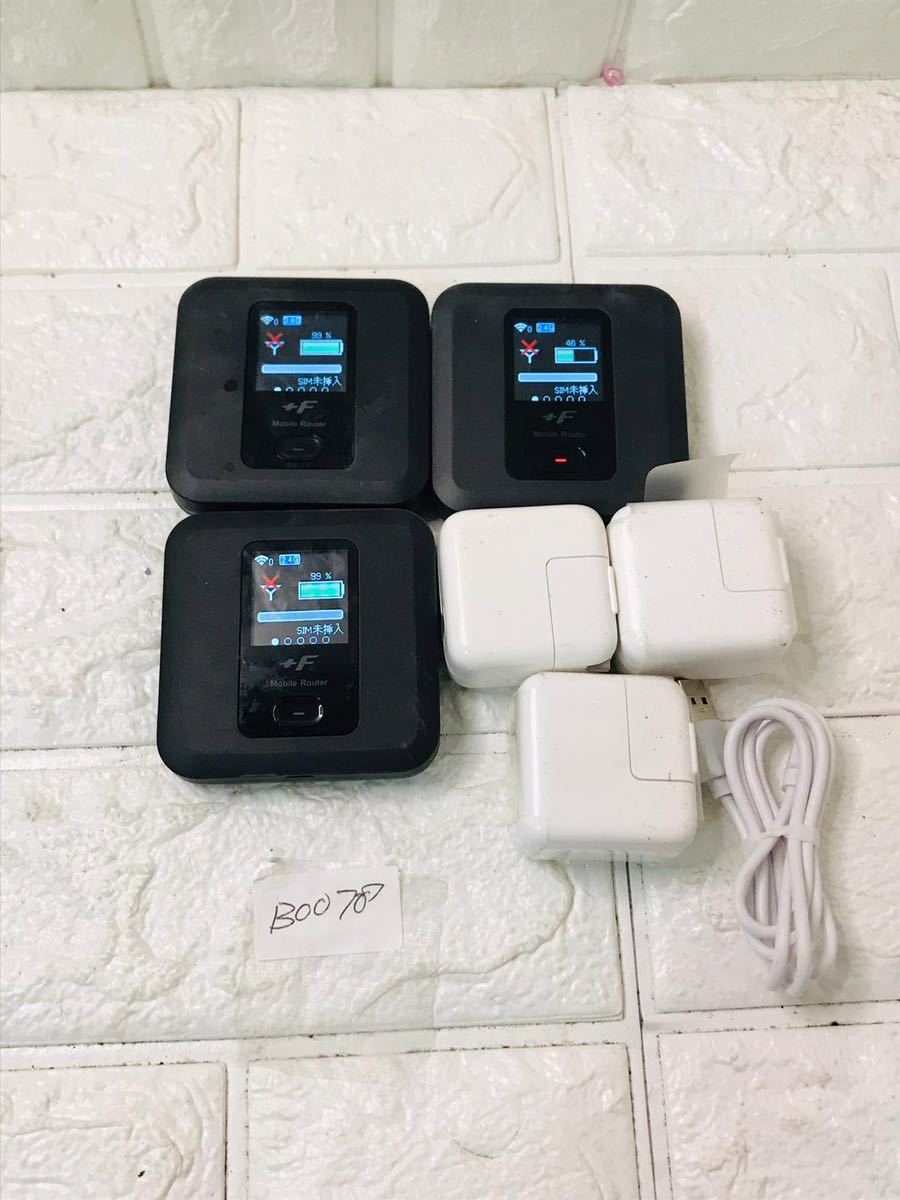 FUJISOFT：Mobile Router／モバイルルーター 3個まとめセット 充電器付き B0078(ルーター)｜売買されたオークション ...