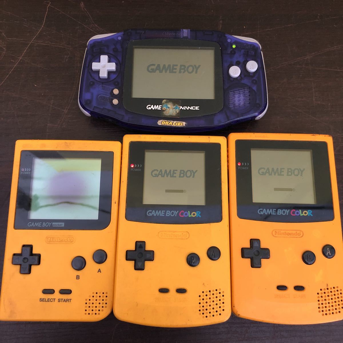 Nintendo ニンテンドー GAME BOY 4個まとめ売り CGB-001 2個 MGB-001 AGB-001(本体)｜売買された ...