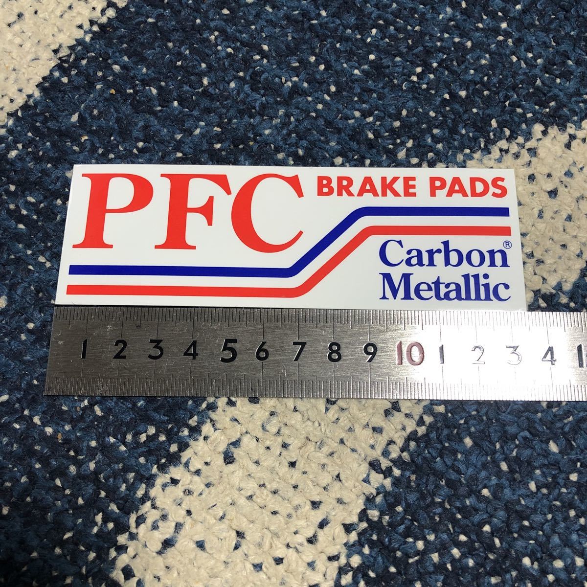 非売品 PFC BRAKE PADS Carbon Metallic sticker ピーエフシー カーボン メタリック ブレーキパッド ...