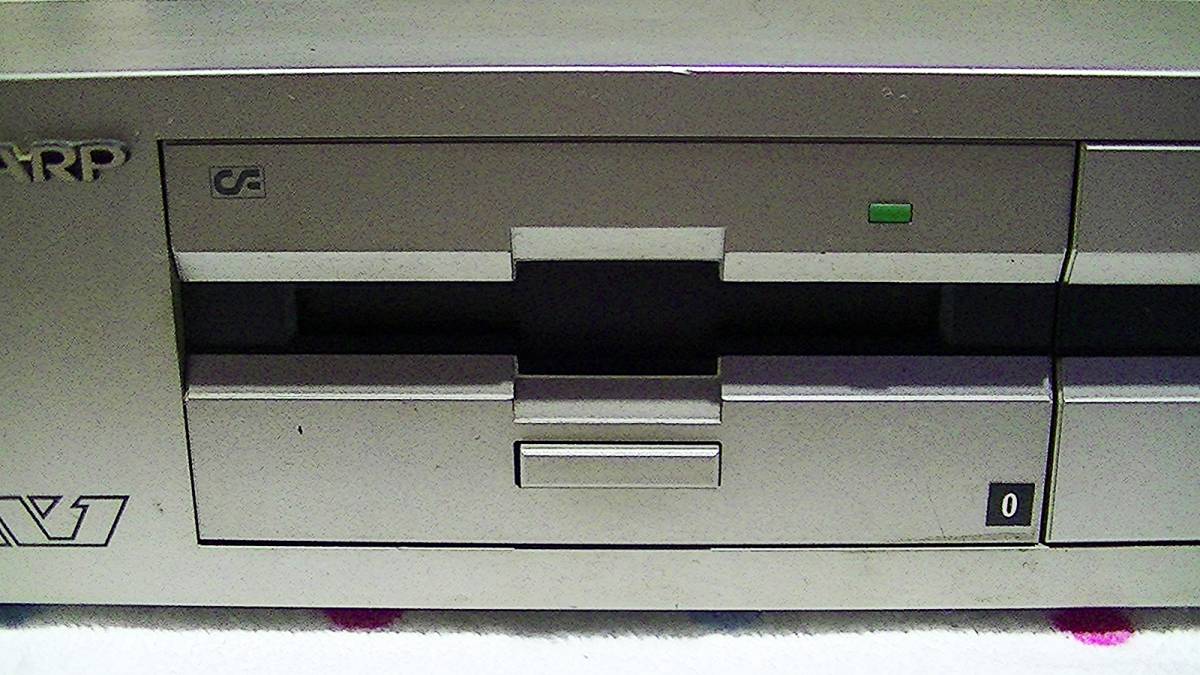 SHARP X1 X1turbo CZ-300F COMPACT FLOPPY DISK DRIVE 3インチ フロッピーディスク 動作未確認 ...