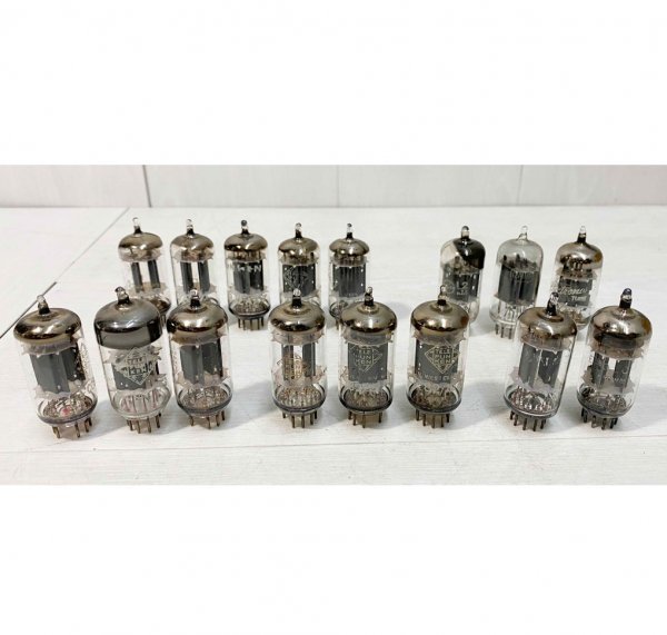 まとめ 16本 真空管 TELEFUNKEN ECC82 ECC83 西ドイツ製 現状 GE ナショナル 12 12AX7A 当時物 ...