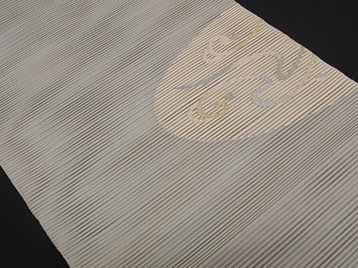 平和屋着物 夏物 八寸名古屋帯 絽綴れ 波しぶき 金銀糸 逸品 r043(仕立て上がり)｜売買されたオークション情報、yahooの商品情報を ...