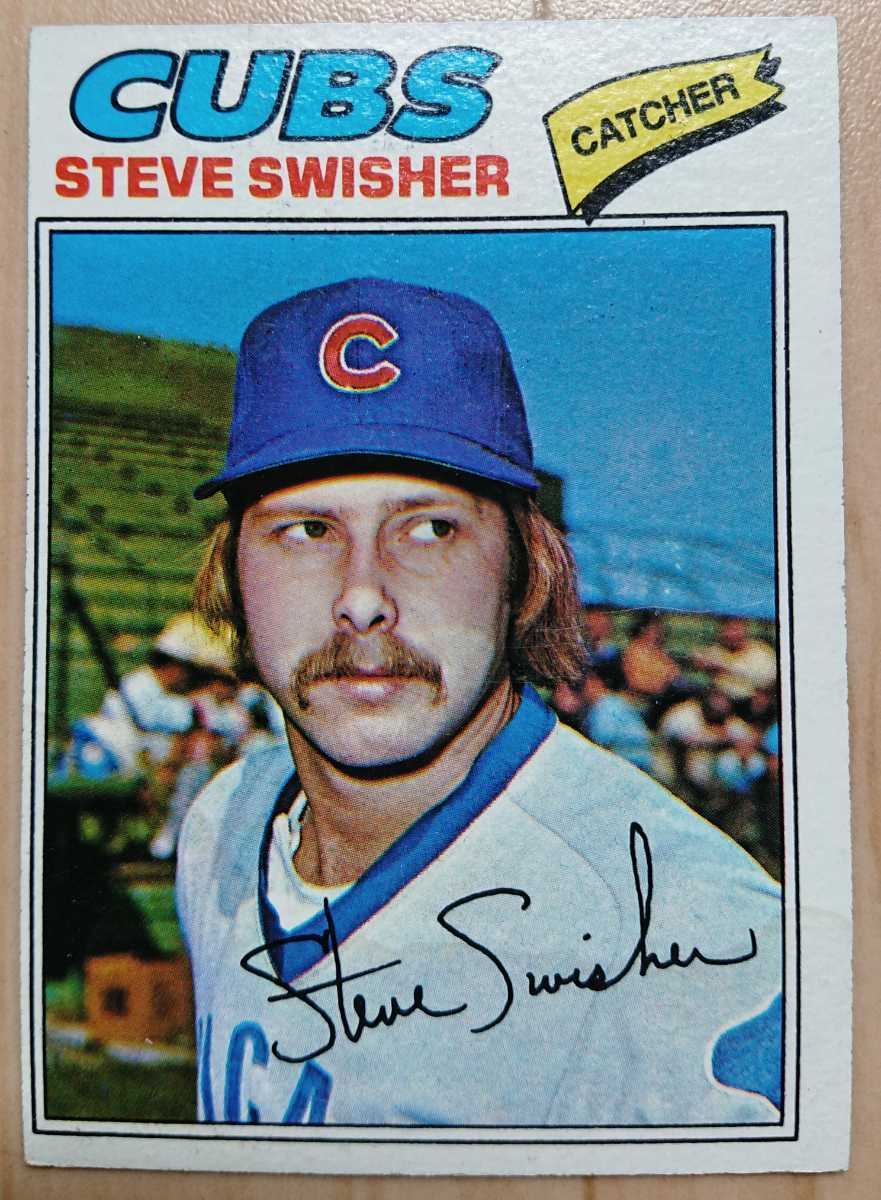 STEVE SWISHER TOPPS 1977 #419 MLB メジャーリーグ 大リーグ VINTAGE ビンテージ スティーブ ...