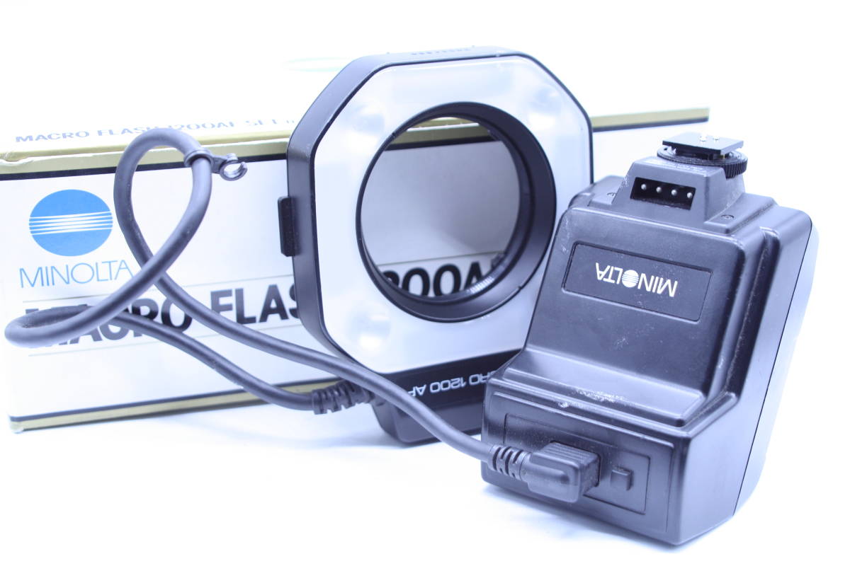 良品 Minolta Macro 1200 AF Control Unit 1200 AF 元箱付き 34918(コニカミノルタ用)｜売買され ...