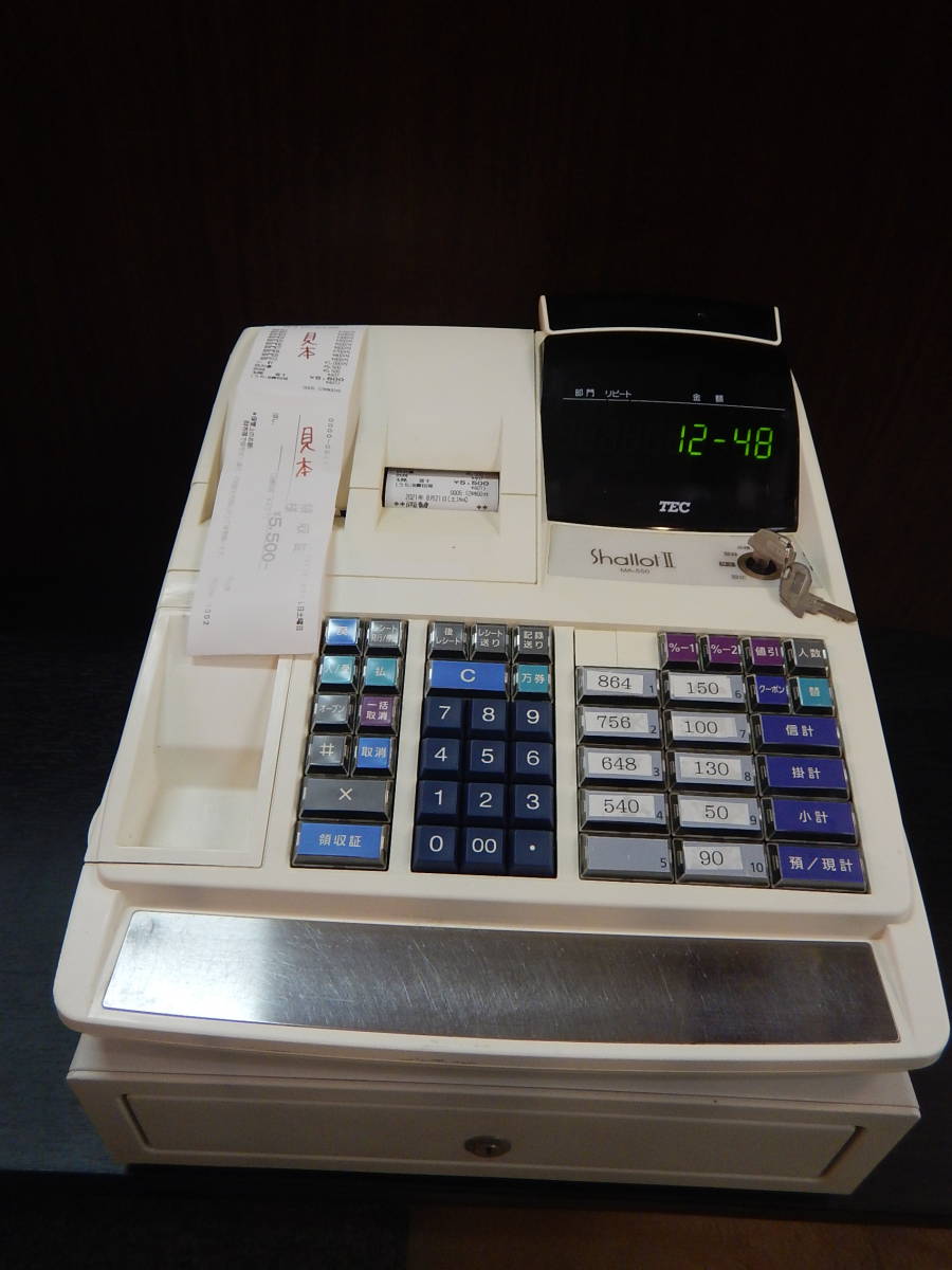 東芝テック 電子レジスター MA-550 2016年製 shallot Ⅱ/10部門(レジスタ)｜売買されたオークション情報、yahooの商品情報をアーカイブ公開 - オークファン ...