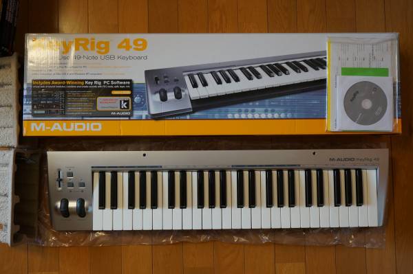 M-AUDIO KeyRig 49 鍵盤USBキーボード ケーブル無し(MIDIキーボード、コントローラー)｜売買されたオークション情報 ...