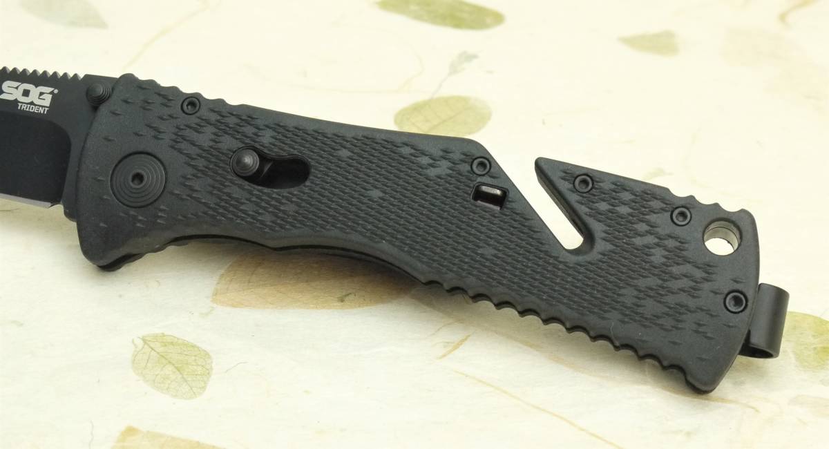 特価 SOG/ソグ TRIDENT TF7/ TANTO BLADE /Hardcased Black TiNi(ハンティングナイフ、狩猟刀 ...
