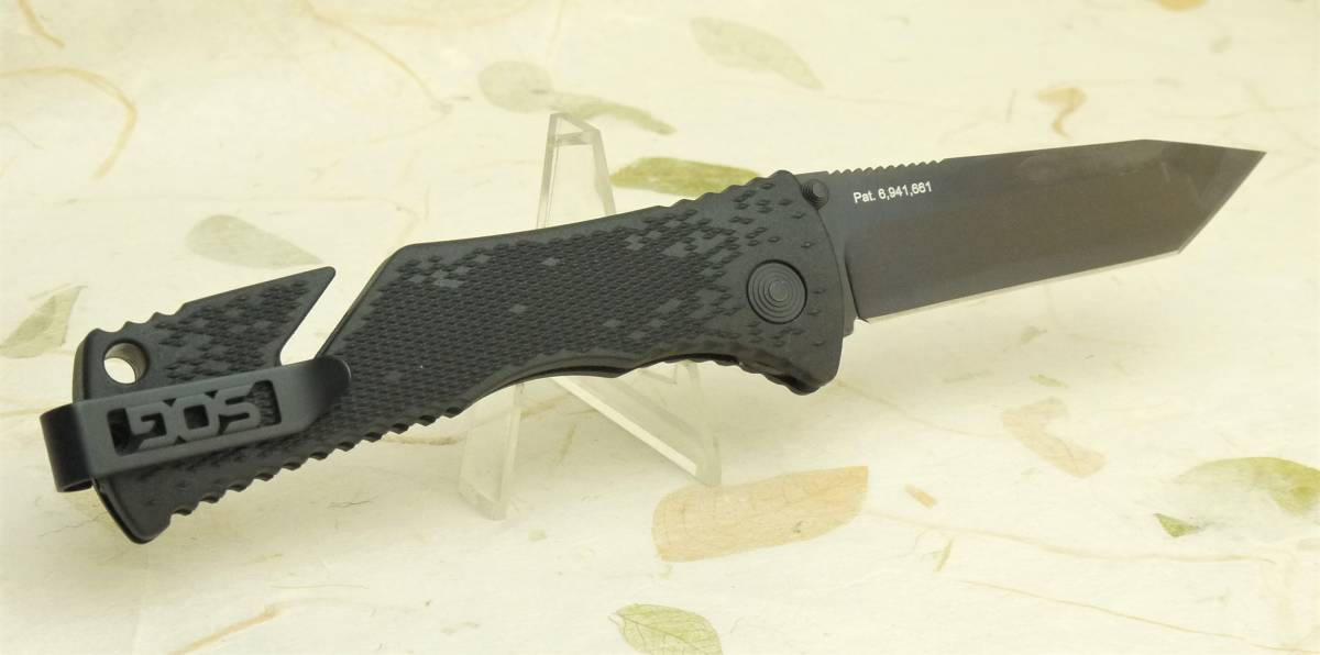 特価 SOG/ソグ TRIDENT TF7/ TANTO BLADE /Hardcased Black TiNi(ハンティングナイフ、狩猟刀 ...