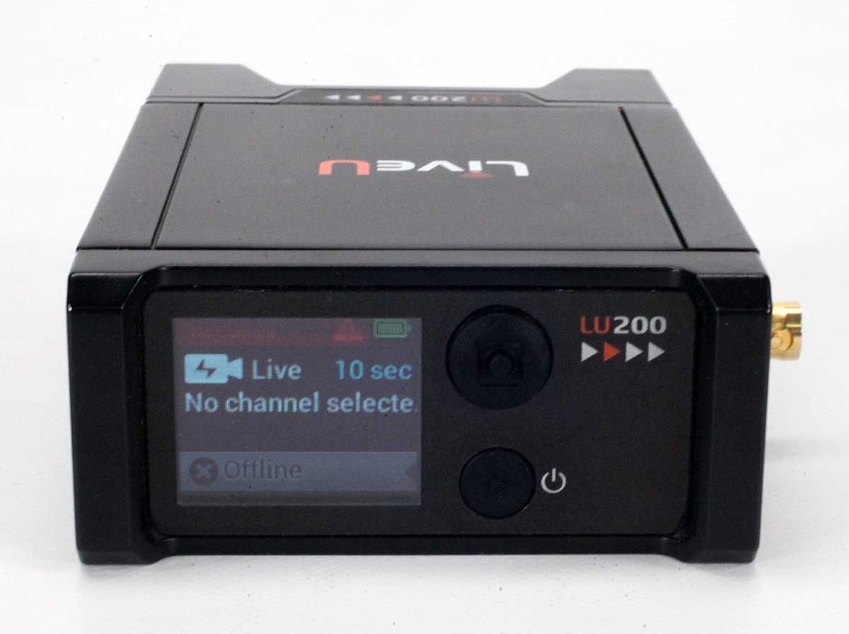 小型送信機 LiveU LU200 多様なカメラに対応可能な超小型ユニット LU200-SVB 三信電気 / 通電チェックのみ ジャンク J ...