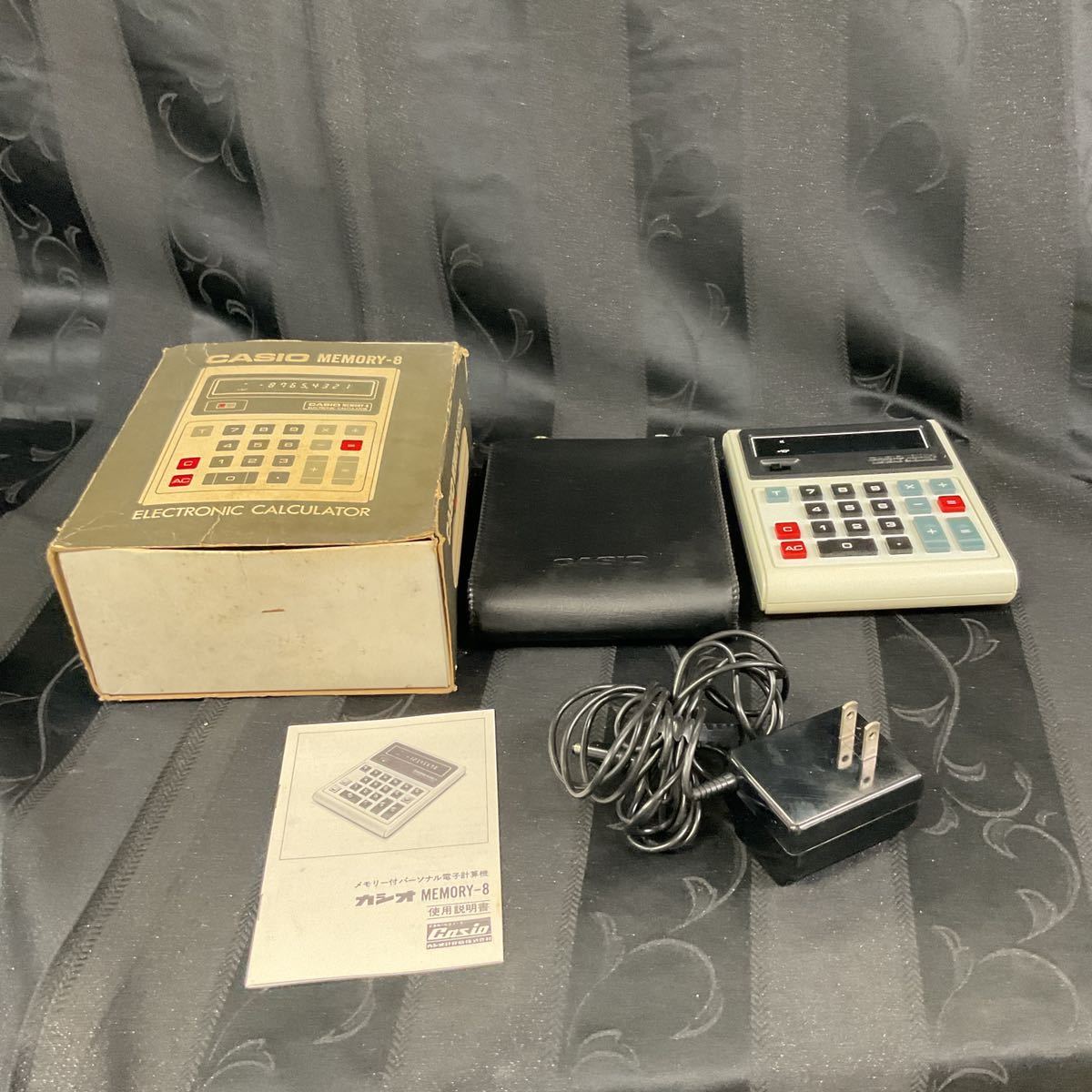 CASIO MEMORY-8 当時物 レトロ 電卓 取扱い説明書 保証書有 箱付き C10-4⑤ 0908(カシオ)｜売買されたオークション ...