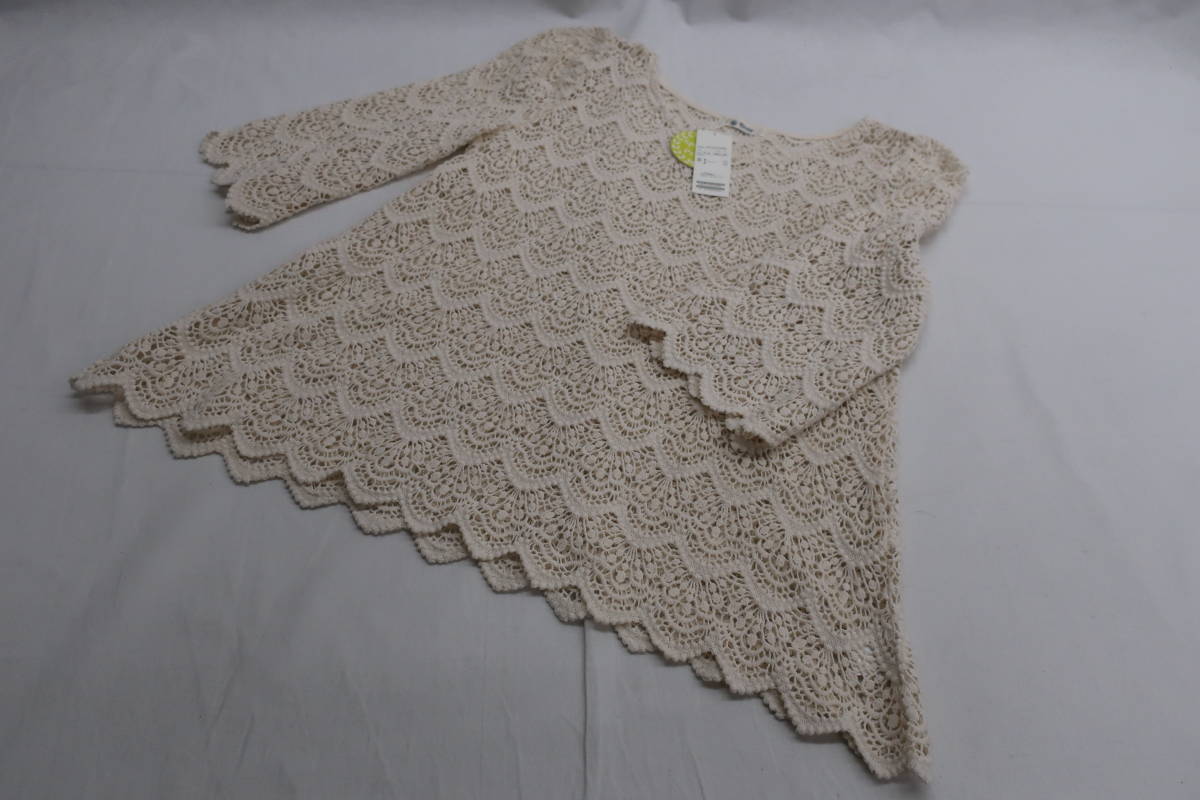 送800円 8656 最終 EL Elaire MELROSE メルローズ レディース 総レースカットソー ベージュ サイズ不明 七分袖 定価6600円(女性用)｜売買されたオークション情報 ...