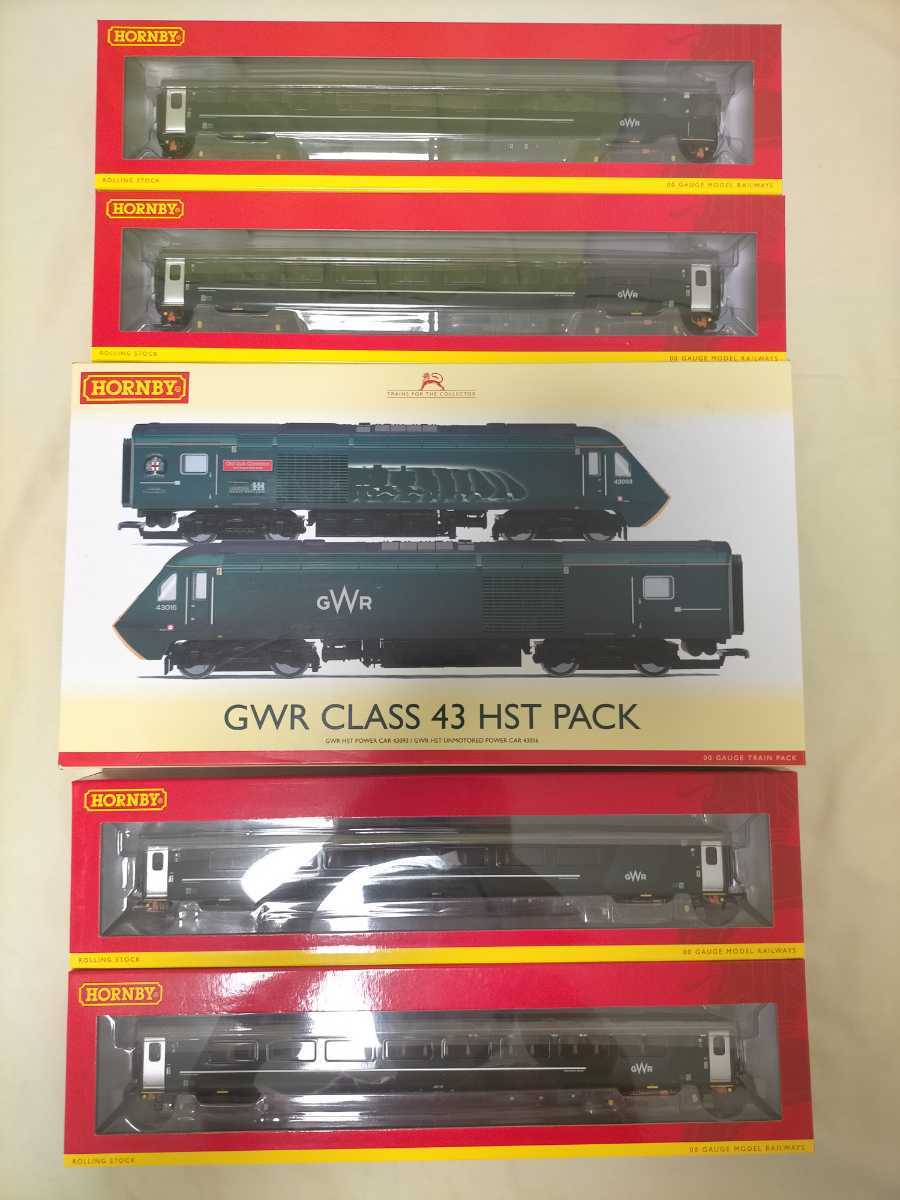 HORNBY GWR CLASS 43 HST PACK 'Old Oak Common'/ GWR Mk3 SLIDING DOOR ...
