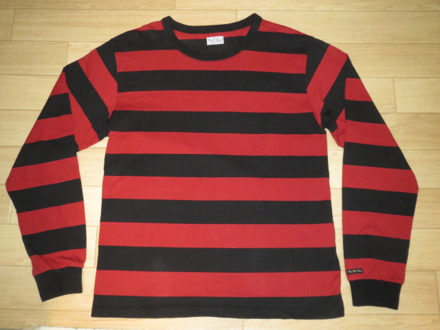 FLATHEAD フラットヘッド BORDER LONG SLEEVE T-SHIRT FN-THBL-001 RED 40(トップス)｜売買されたオークション情報、yahooの商品情報を ...