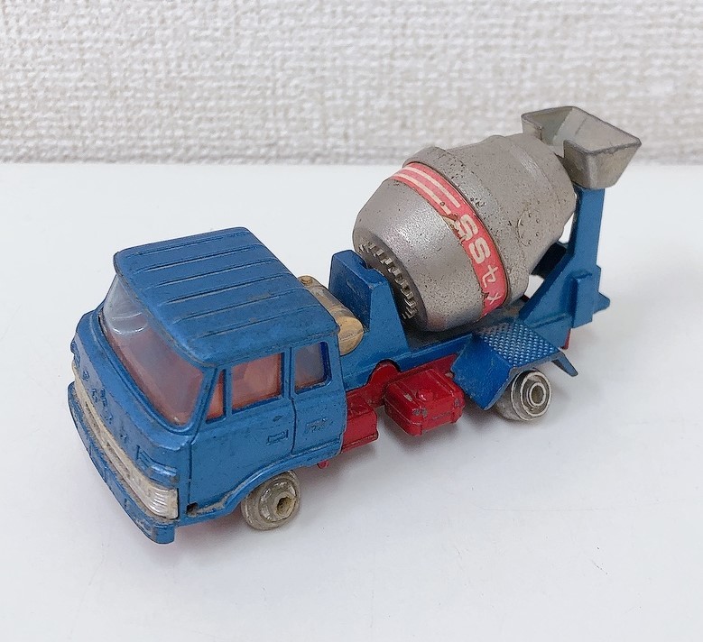 レトロ SHINSEI MINI POWER FUSO AUTO CARRIER シンセイ ミニパワー 三菱 ふそう ミキサー車 ミニカー ...