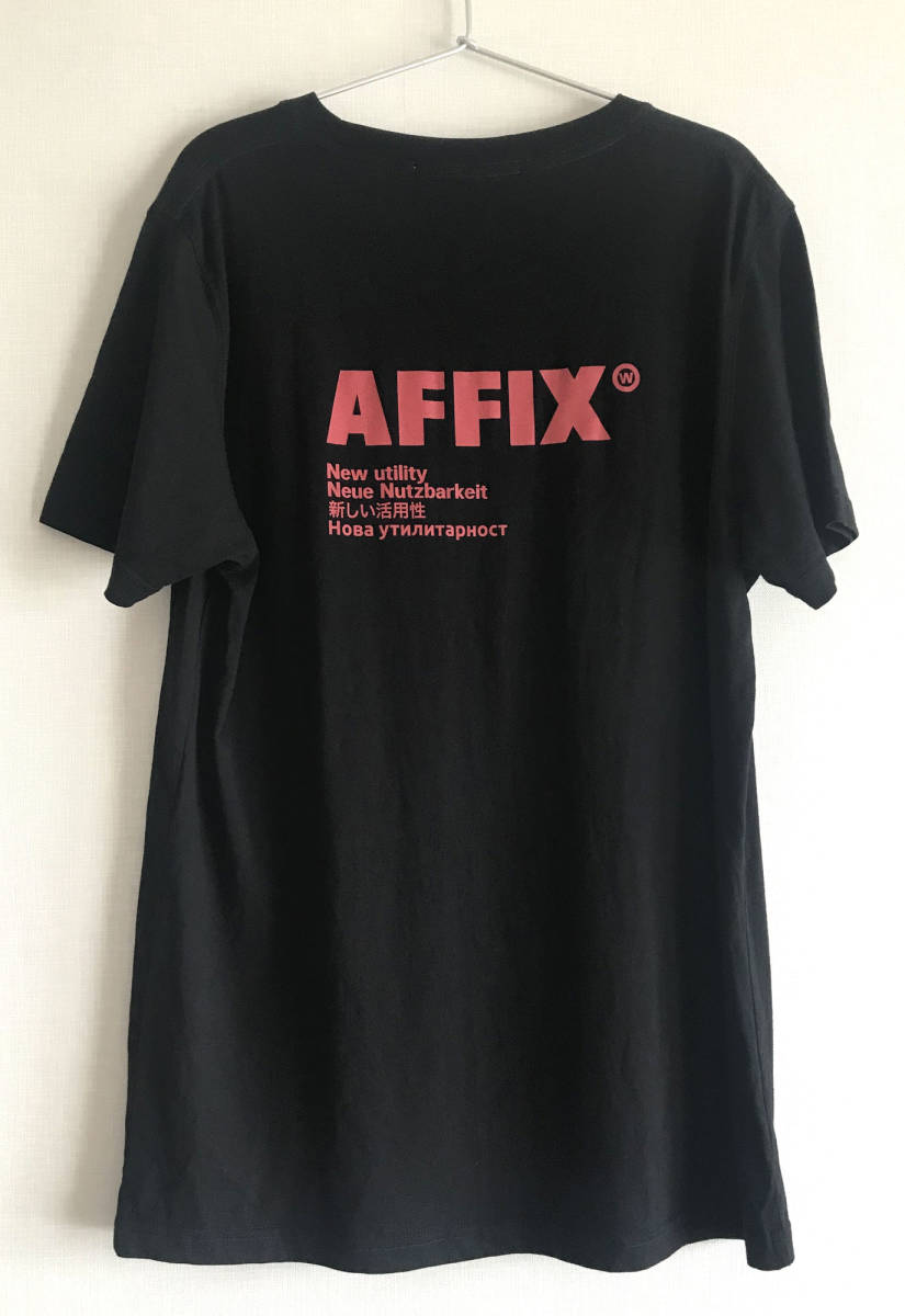 AFFIX 20AW ロゴ半袖Tシャツ Lサイズ ブラック/アフィックスワークス/黒/キコ コスタディノフ(文字、ロゴ)｜売買されたオークション情報、yahooの商品情報をアーカイブ公開 ...