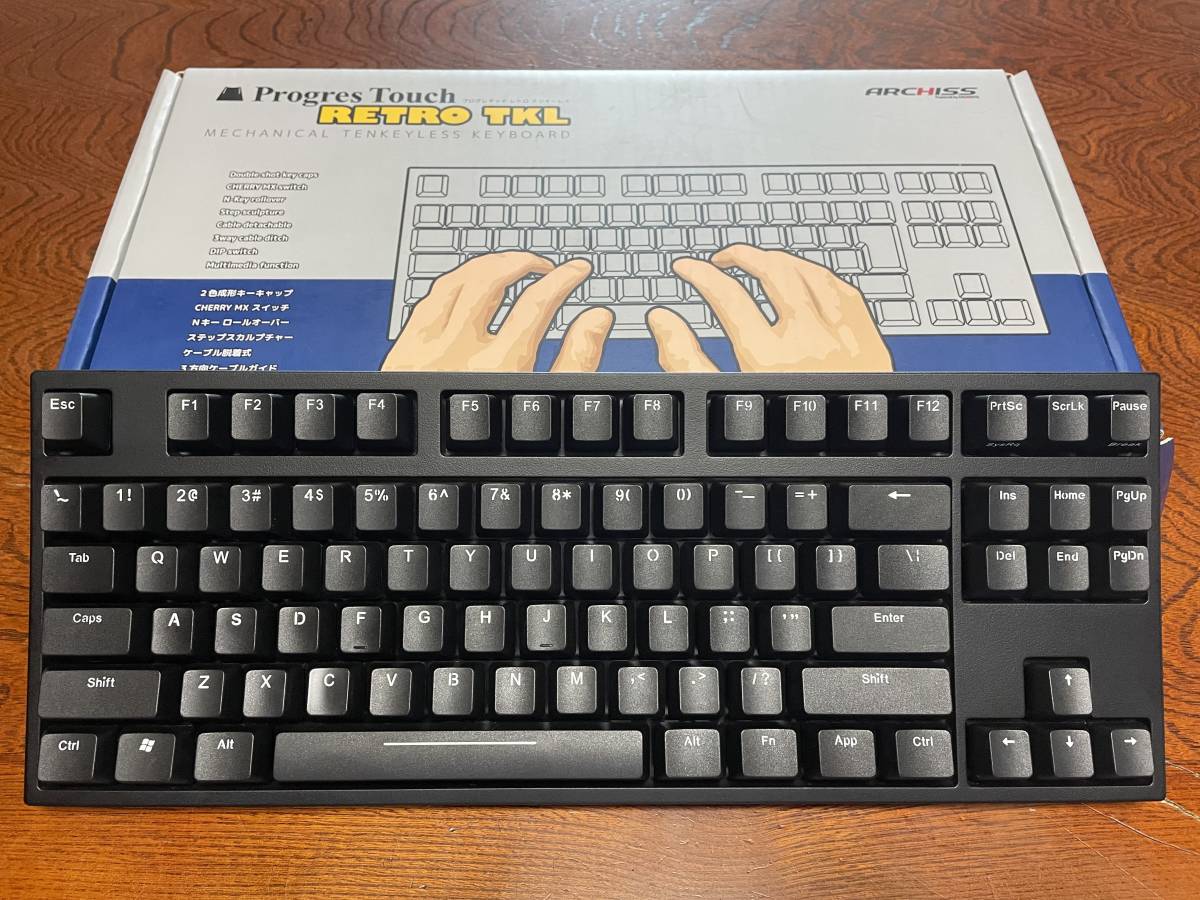状態良好 Archiss アーキス Progres Touch RETRO TKL US配列 メカニカルキーボード 茶軸 AS-KBPD87/TBK(USBキーボード)｜売買されたオークション ...