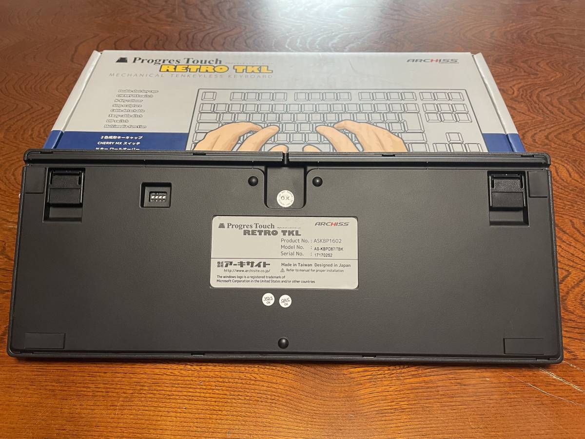 状態良好 Archiss アーキス Progres Touch RETRO TKL US配列 メカニカルキーボード 茶軸 AS-KBPD87/TBK(USBキーボード)｜売買されたオークション ...