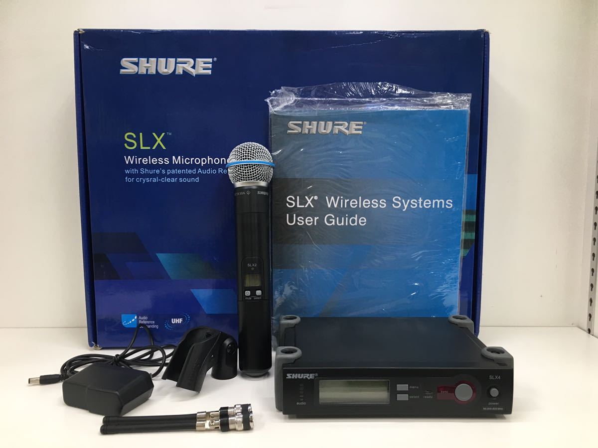 SHURE シュア SLX Wireless Microphone System ワイヤレスシステム SLX1欠品(コンデンサーマイク)｜売買 ...