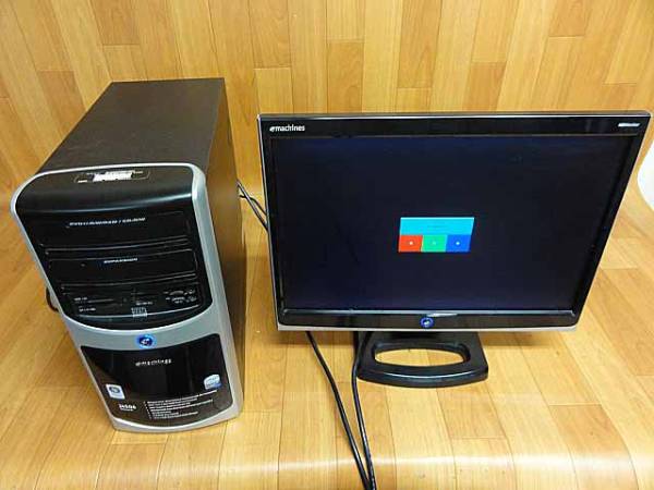 eMachines PC J4506 Win7 Core2Duo 2GB モニターLE1987付 1126(イーマシーンズ)｜売買されたオークション情報、yahooの商品情報をアーカイブ公開 ...