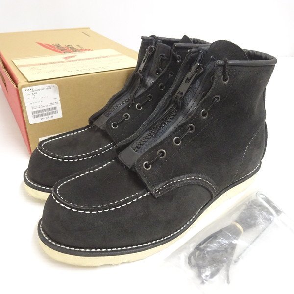 28cm BEAMS別注 REDWING レッドウィング 8862 US10E ブラック 黒 スエードレザー センタージップ ブーツ ビームス RED WING(10インチ)｜売買された ...