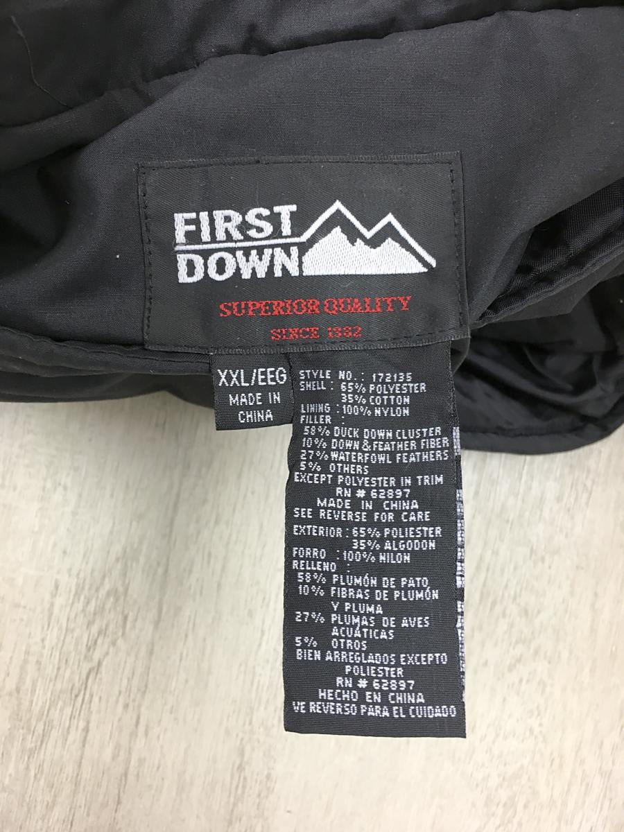 FIRST DOWN ダウンジャケット/XXL/ポリエステル/ブラック/無地(XLサイズ以上)｜売買されたオークション情報、yahooの商品情報をアーカイブ公開 - オークファン（aucfan ...