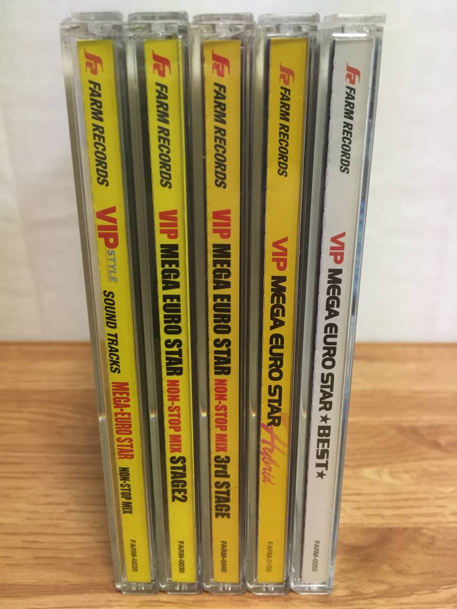 VIP style MEGA EURO STAR 全CD 5枚セット ビップ スタイル メガ ユーロ スター STAGE Hybrid ...