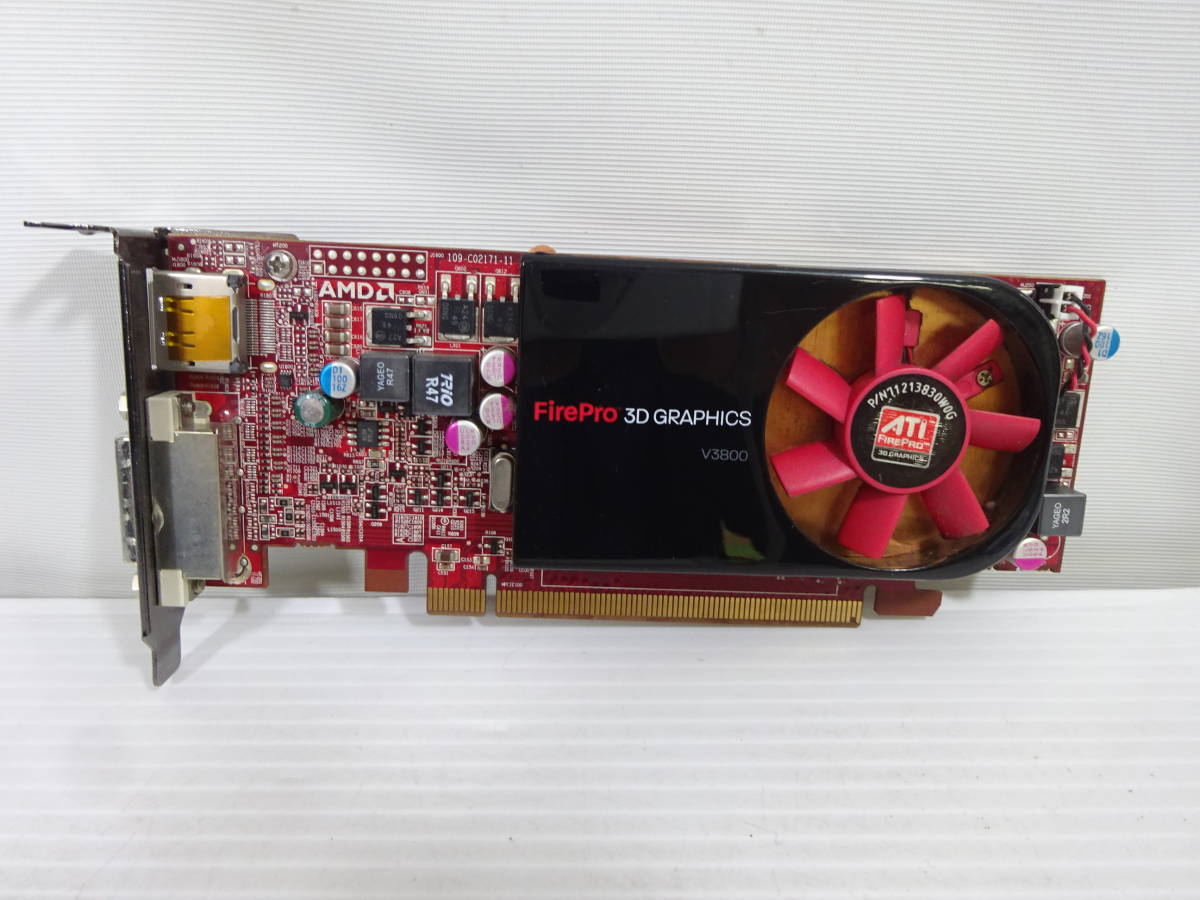 AMD FirePro GRAPHICS V3800 DVI DP ロープロファイル グラフィックカード(PCI Express)｜売買された ...