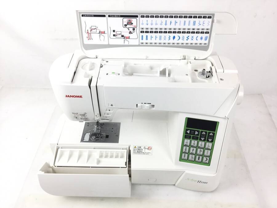 JANOME Schone H5500 MODEL 863 型コンピューターミシン 現状品(ジャノメ)｜売買されたオークション情報、yahoo ...