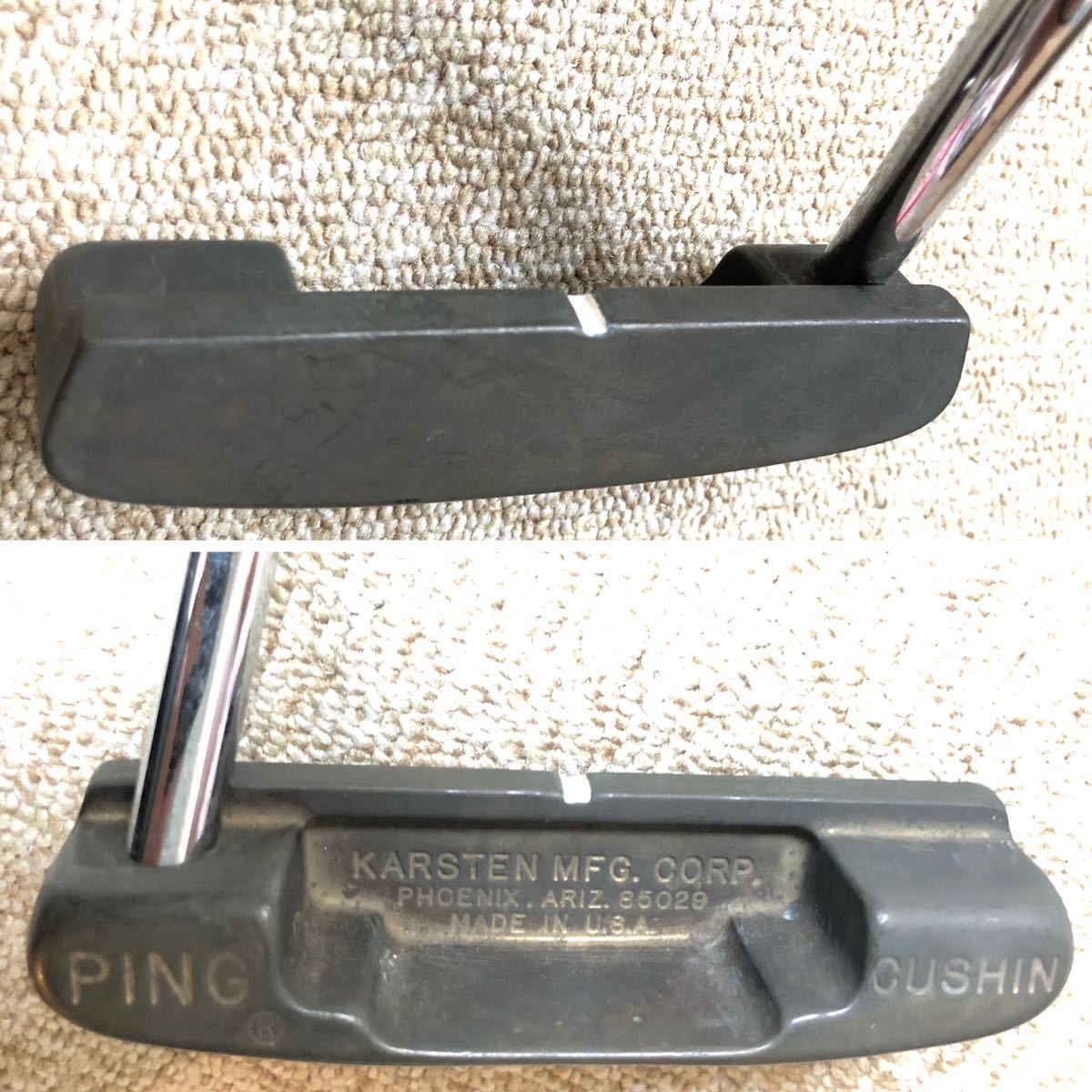 PING CUSHIN KARSTEN MFG.CORP. 33.5inch 489g オールド クッシン(PING)｜売買されたオークション情報、yahooの商品情報をアーカイブ公開 ...