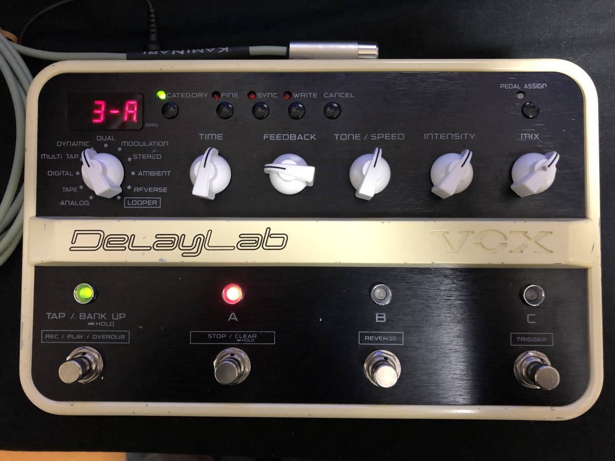 VOX ヴォックス 空間系 Delay Lab ディレイ ラボ(ディレイ)｜売買されたオークション情報、yahooの商品情報をアーカイブ公開 - オークファン（aucfan.com）