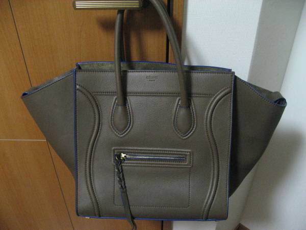 CELINE Small Square Luggage Khaki スモールスクエアラゲージ(トートバッグ)｜売買されたオークション情報 ...