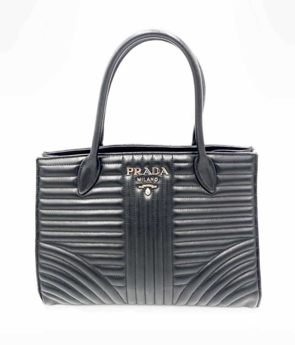 1円 PRADA ダイアグラム プラダ ソフトカーフ ネロ 2way 1BA165 ハンドバッグ ショルダーバッグ(ハンドバッグ)｜売買されたオークション情報、yahooの商品情報をアーカイブ ...