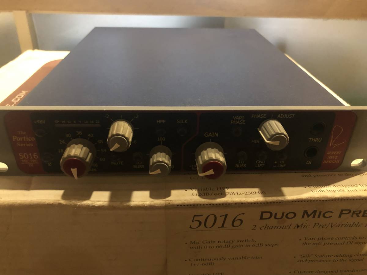 RUPERT NEVE DESIGNS Portico 5016 マイクプリ & DI / Line(マイクプリアンプ)｜売買された ...
