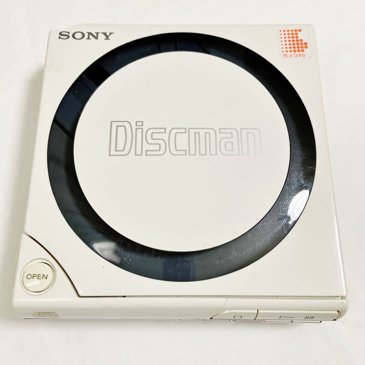 SONY Discman D30 White JUNK ソニー ディスクマン D-30 白 ジャンク 現状渡し ホワイト 100円スタートから ...